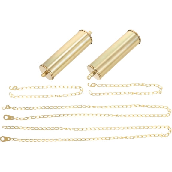 Iron Floor Clock Weight Replacement with Chain for Wall and Grandfather ...