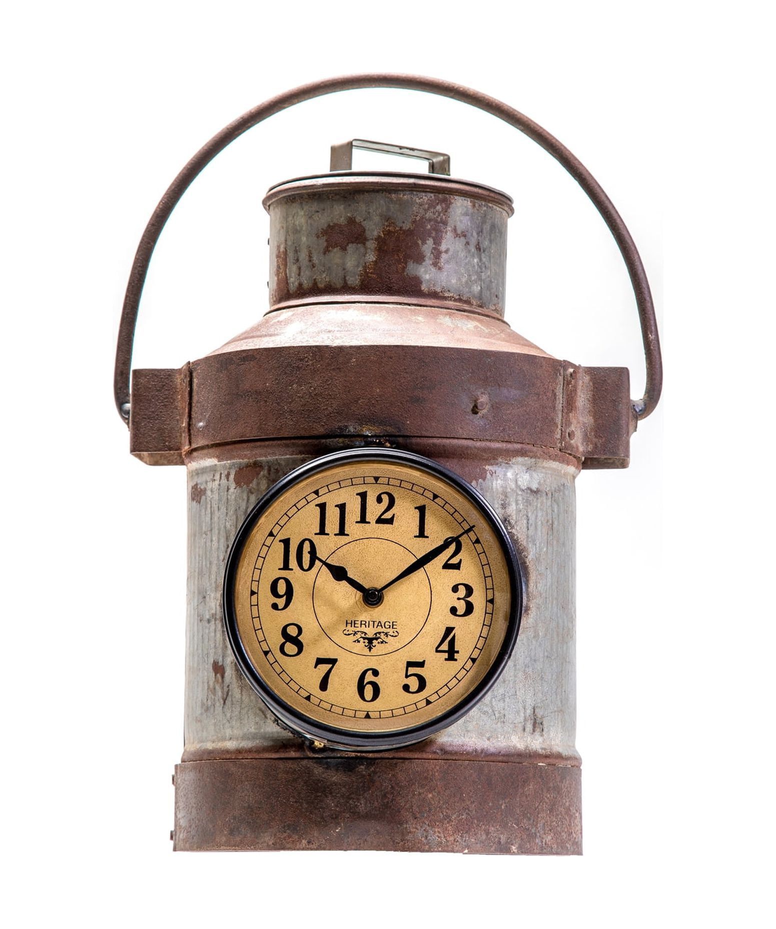 Iron Floor Clock made from Milk Containers - Walmart.com