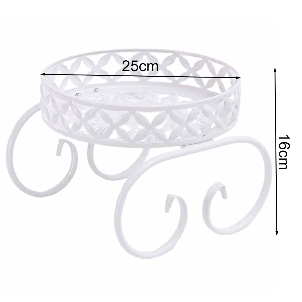 Iron Flower Pot Holder for Shelves Elegant Design for Indoor Plant ...