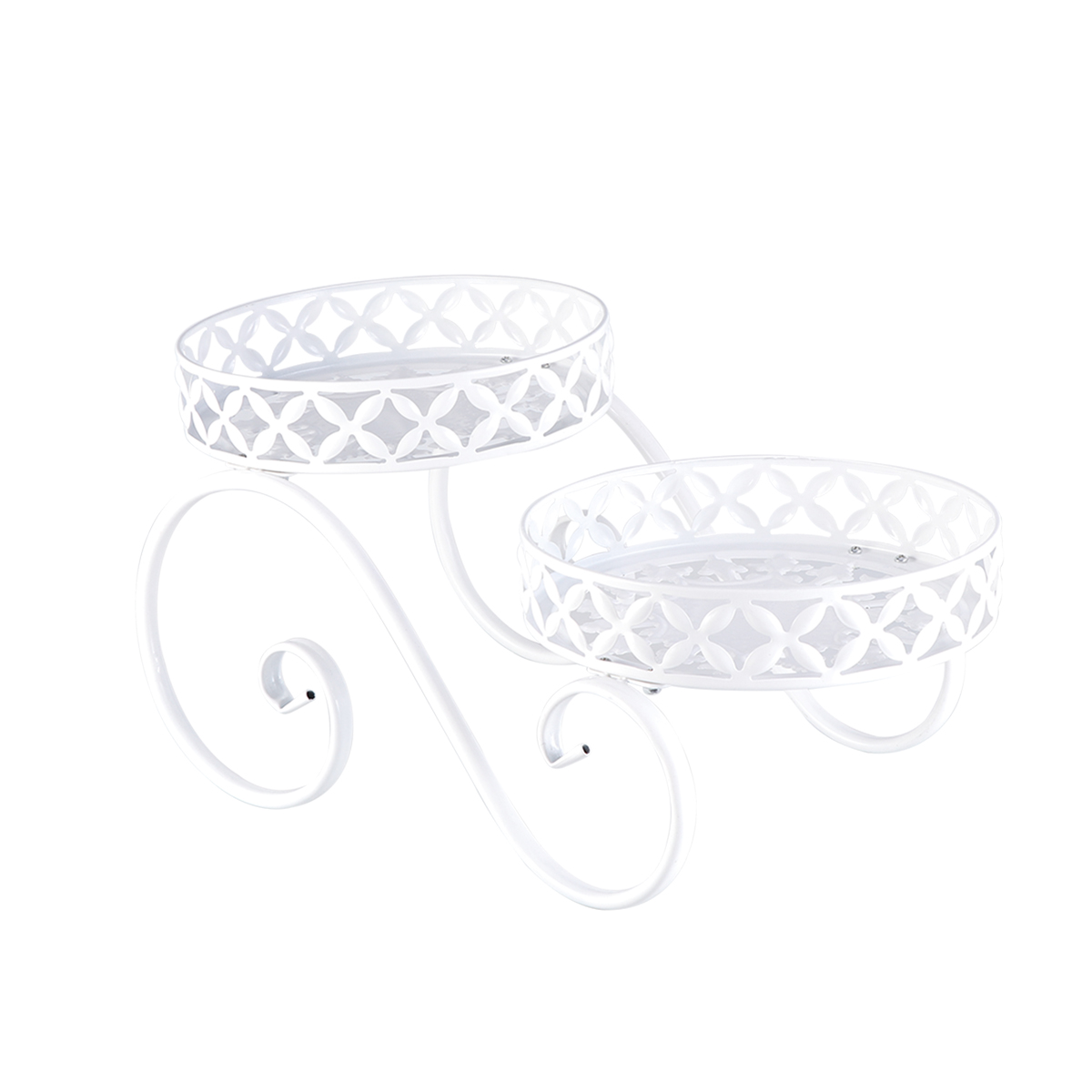Iron Flower Stand High And Low Level Green Radish Meat Pot Rack Living Room Balcony Floor Plant
