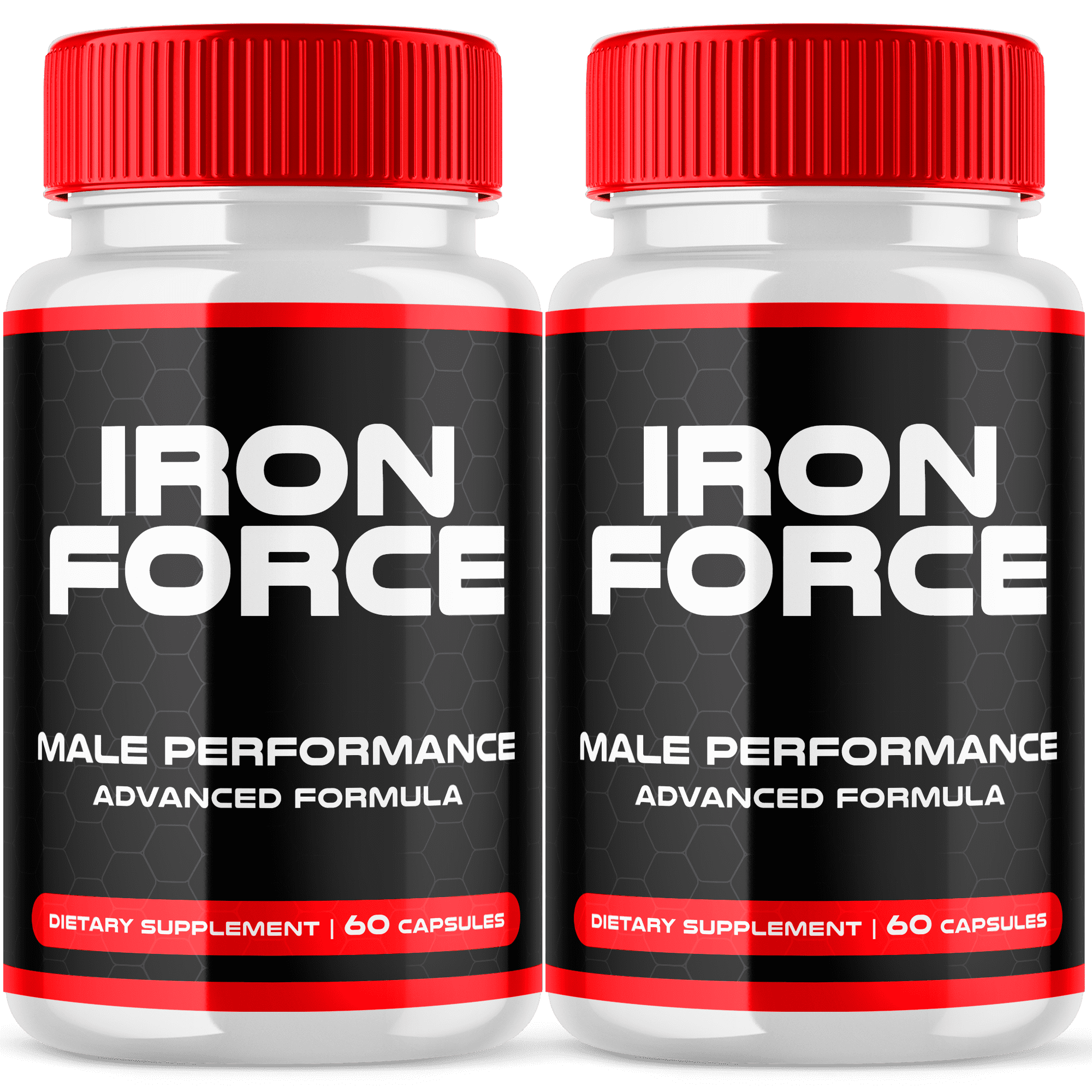 Iron Force Mens Support Formula Pills Advanced Supplement 60 Servings ...