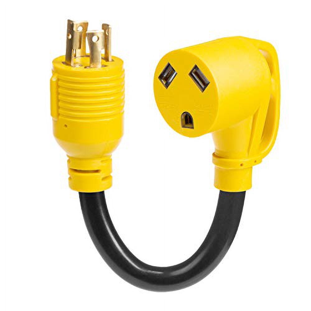 Iron Forge Cable 30 Amp Male to 30 Amp Female RV Electrical Adapter ...