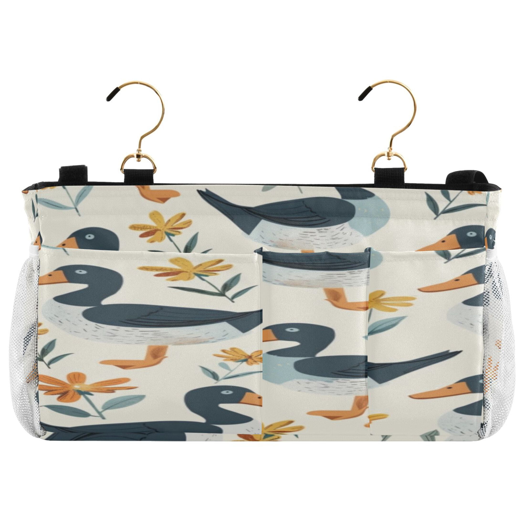 Iron Frame Bedside Hanging Bag 14.2*4.9*7.9 Inch Magazine Holders ...