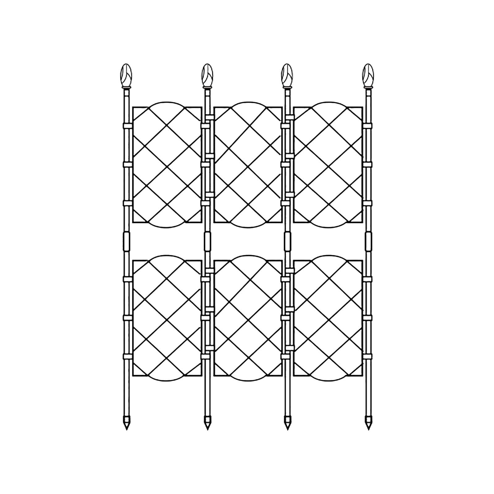 Iron Frame Climbing Frame Climbing Potted Support Rattan Climbing ...