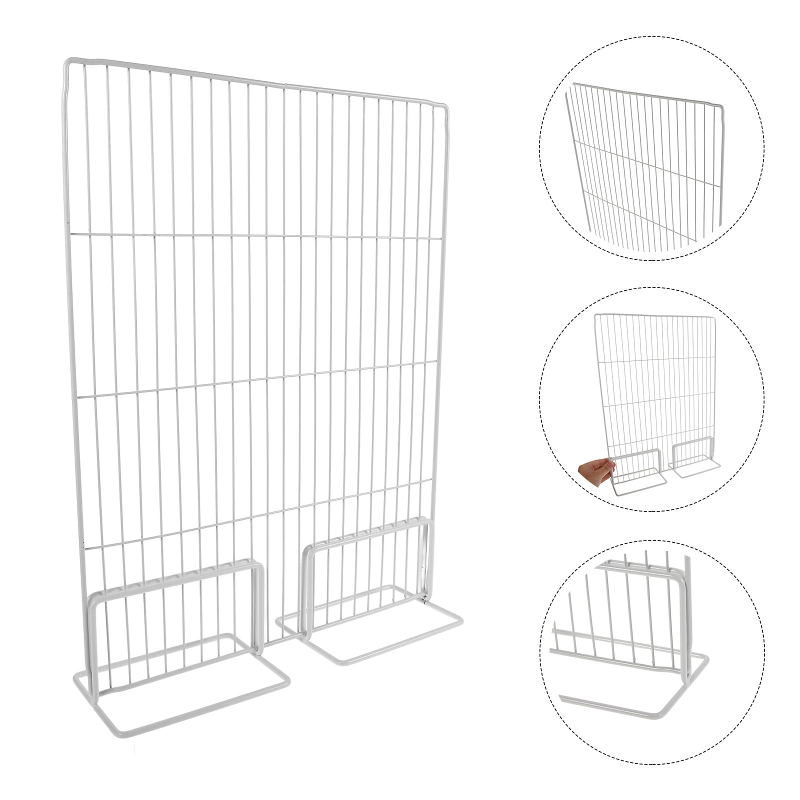 Iron Freezer Accessory Fridge Partition Divider Wire Dividers White ...