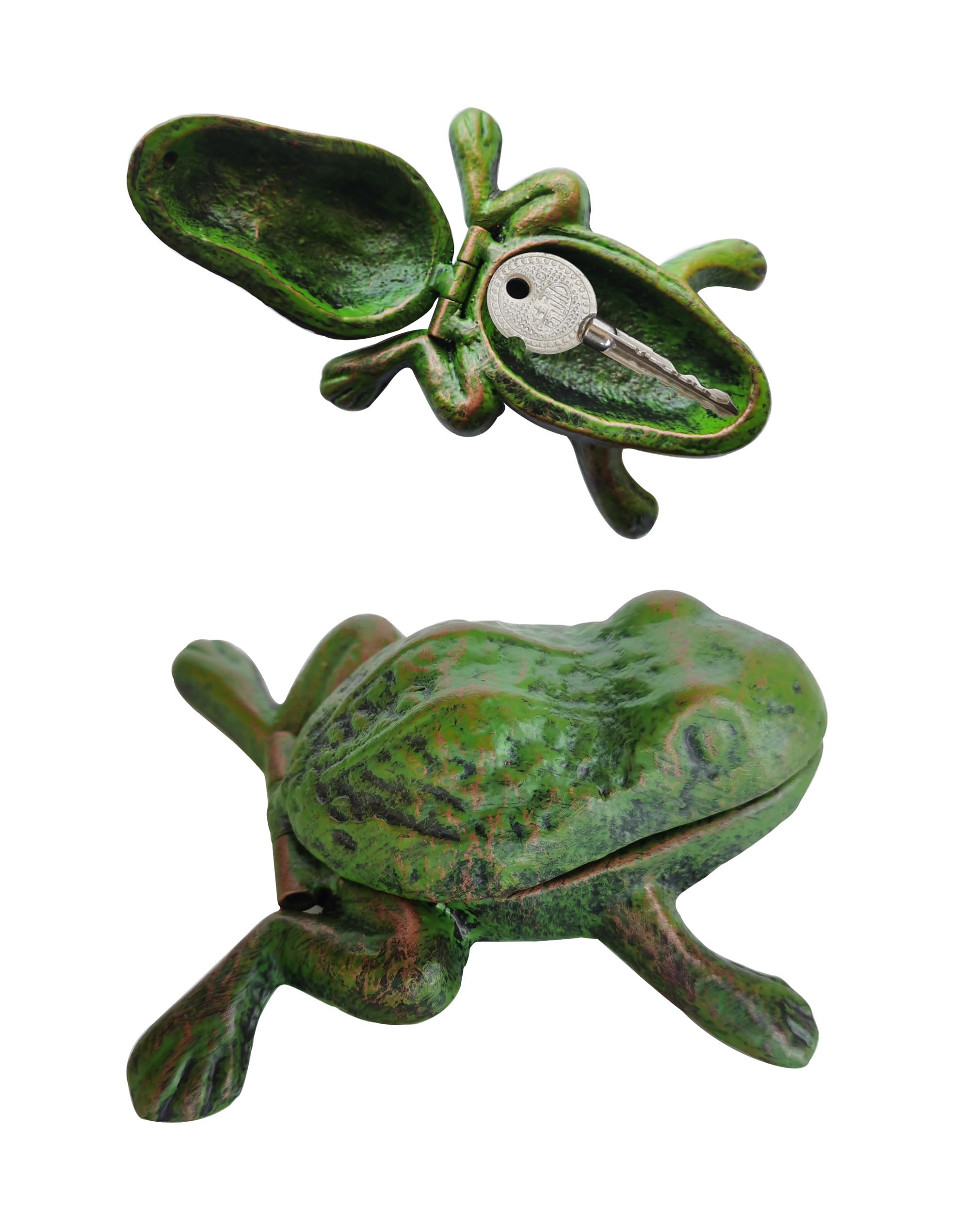 Iron Frog Key Hider - Hide a Key Outdoor - Outside Key Hider - Spare ...