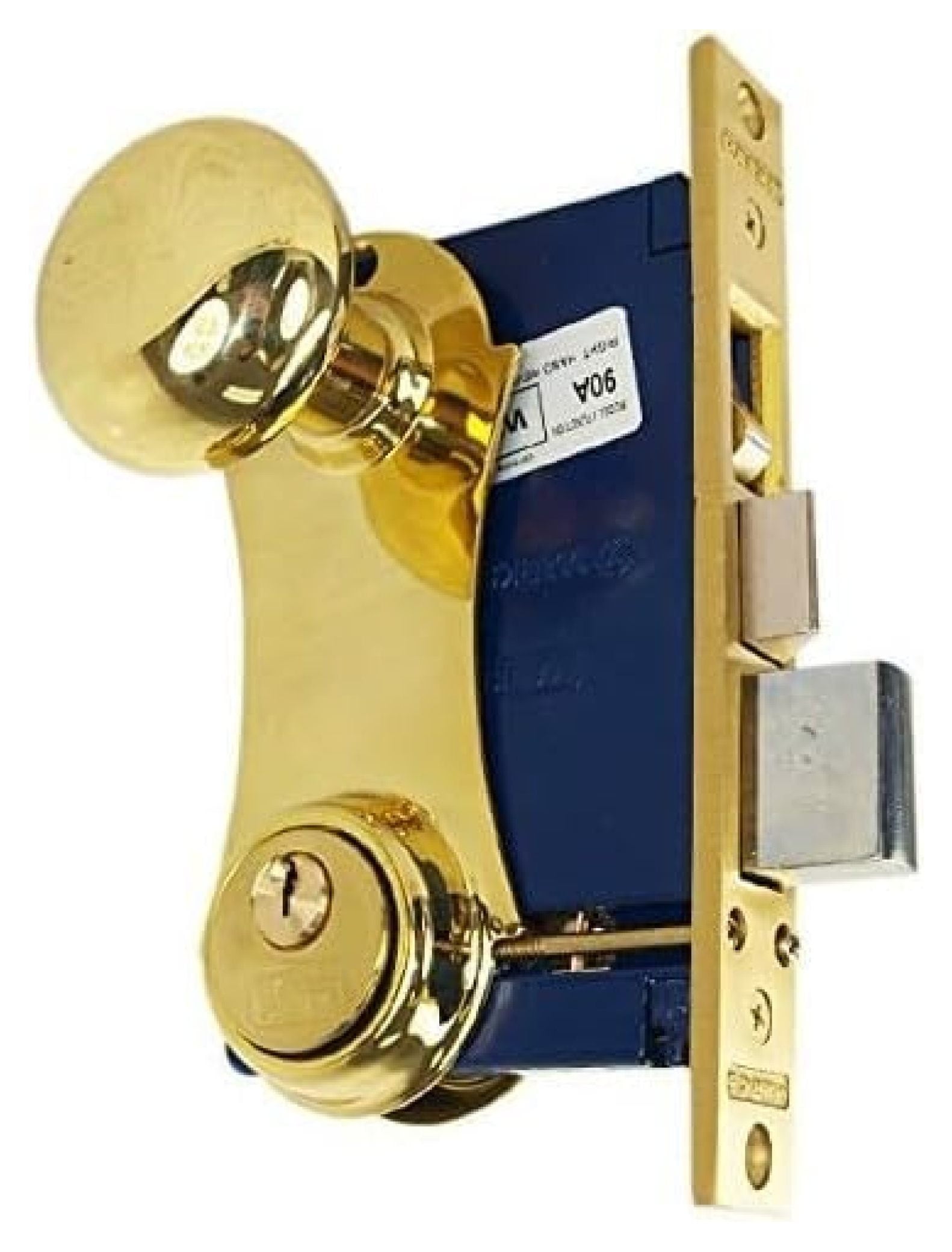 Iron Gate Lock Set - Marks 21AC RHR Double Cylinder Mortise Lock - 2-1/ ...