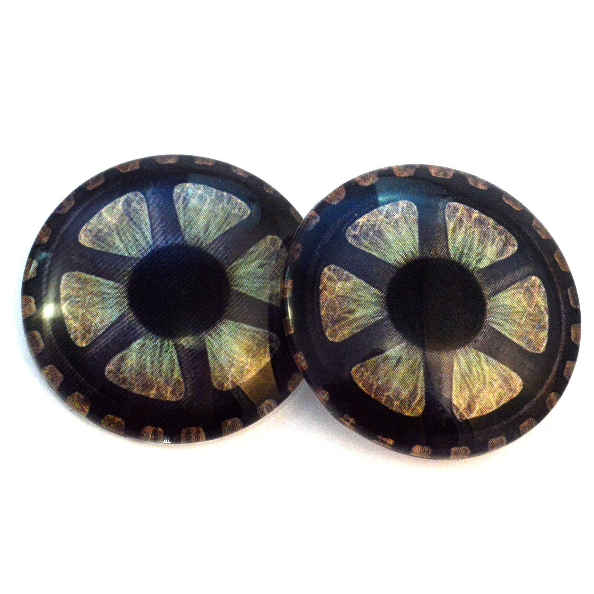 Iron Gear Nautical Steampunk Glass Eyes - Walmart.com