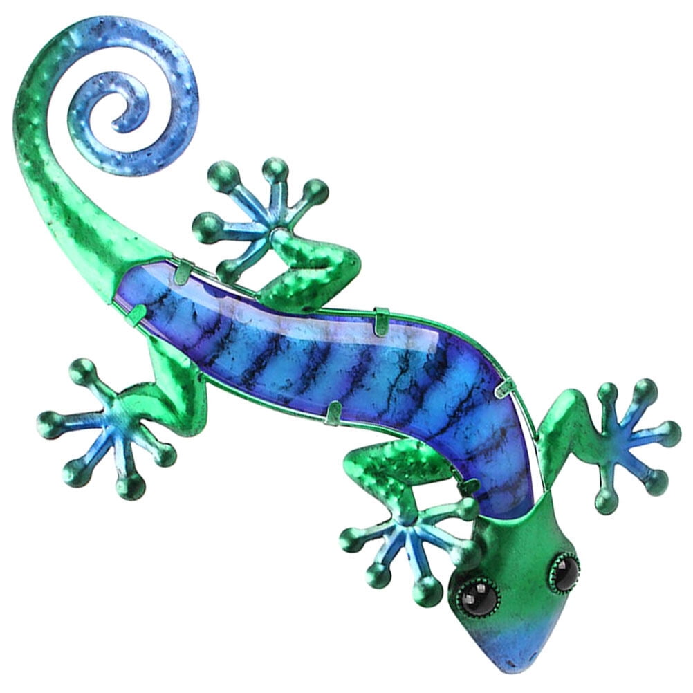Iron Gecko Decorative Gecko Statue Outdoor Gecko Sculpture Home Gecko ...