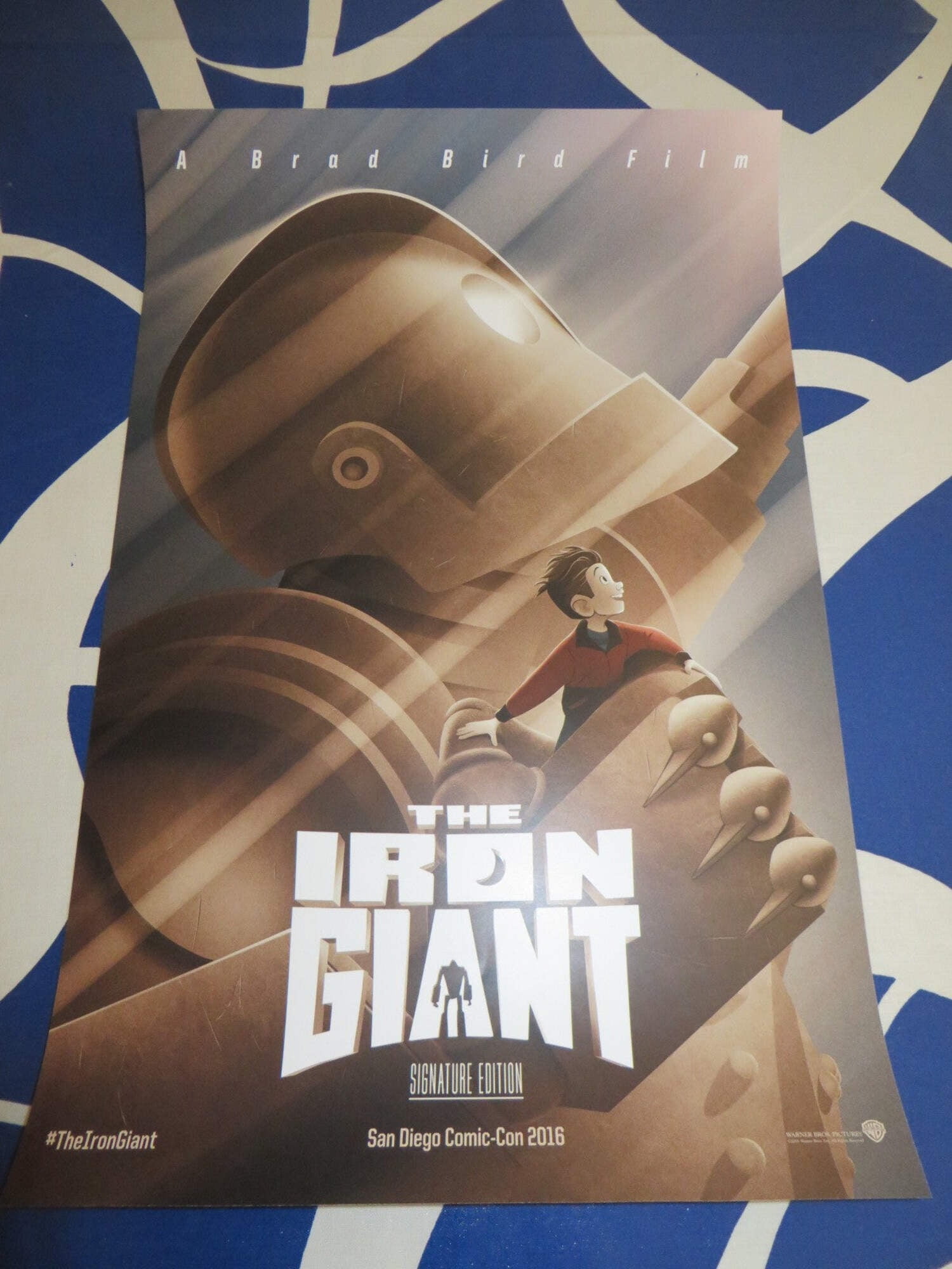 Iron Giant 2016 Comic-Con exclusive 2 sided 11x17 mini movie poster ...