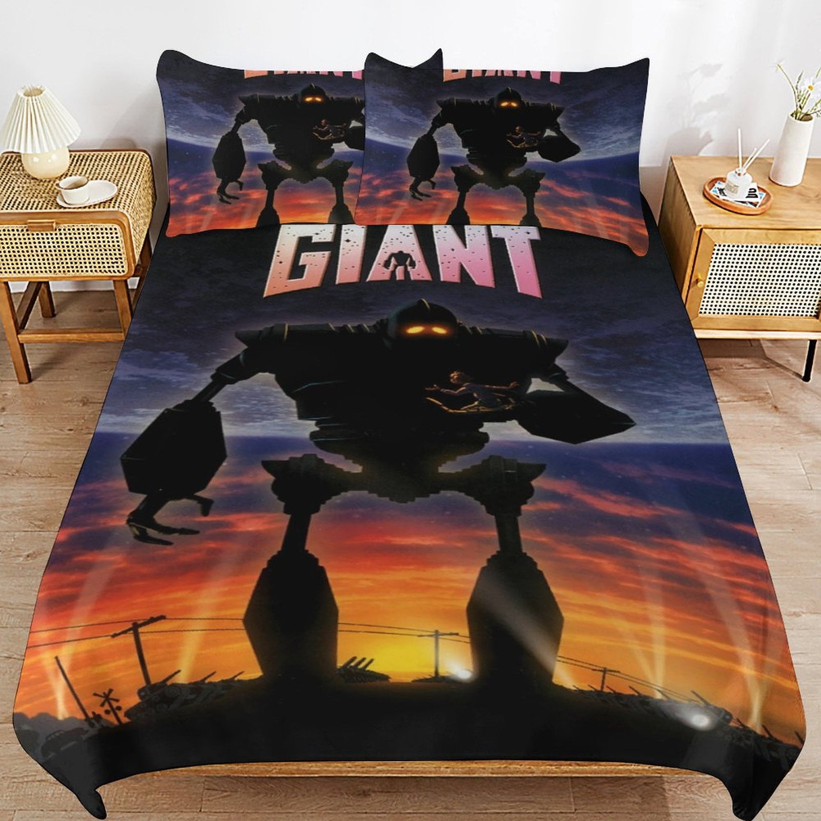 The Iron Giant Bedding Sets Ultra Soft Skin-Friendly Duvet Cover 3 ...