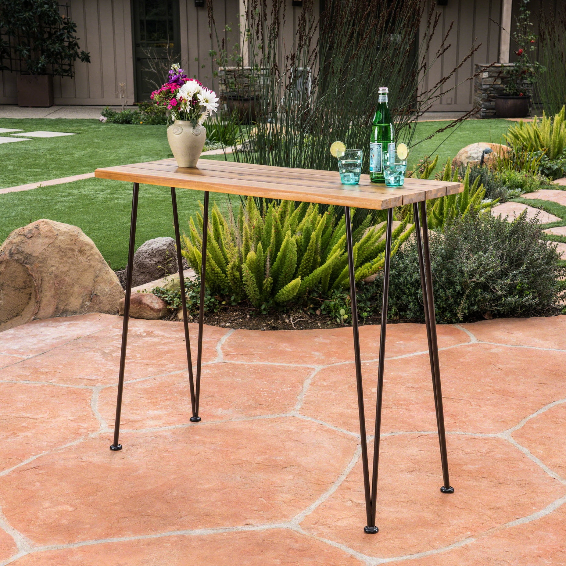 Iron Hairpin Legs - Weather - Resistant - Outdoor Gathering / Maintains ...
