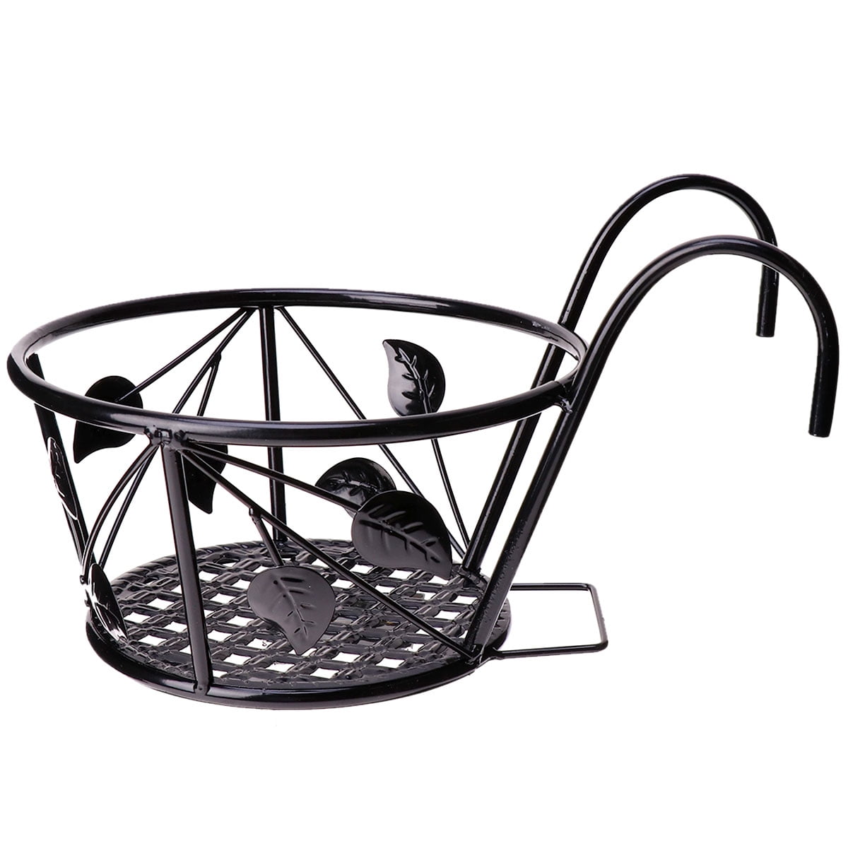 Iron Hanging Planter for Railings, Balconies, and Fences - Walmart.com