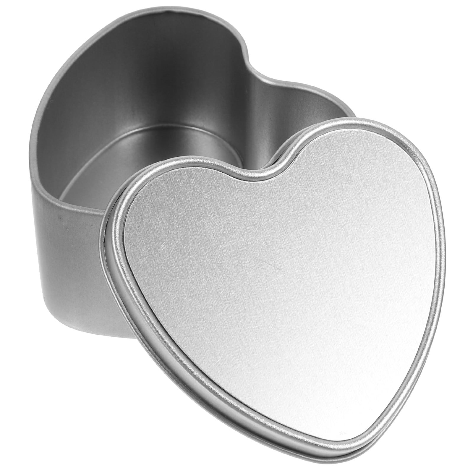 Iron Heart Box Lid Sublimation Blank Tin Box Empty Tin 8.20X8.00X4.00CM ...