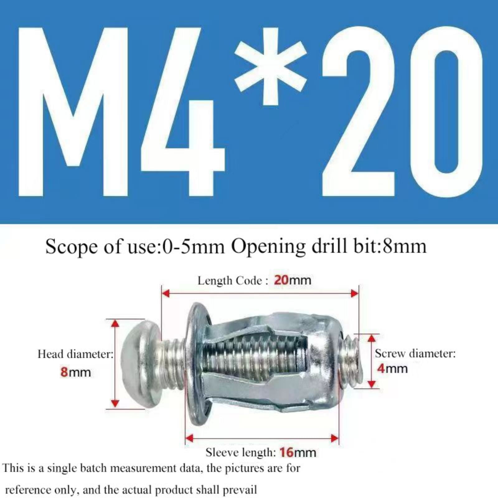 Iron Hollow Wall Anchor Expansion Screws, Lantern Type Riveting ...