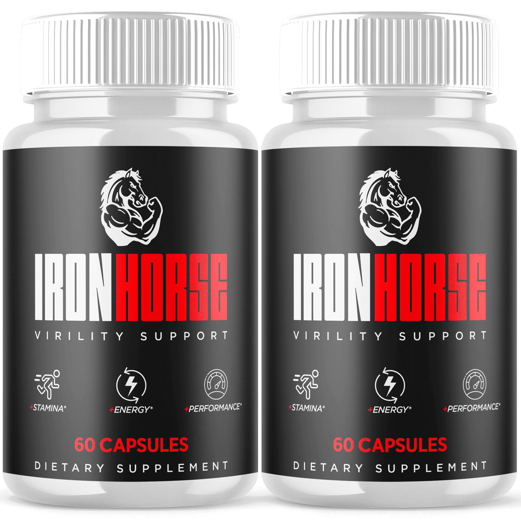 Iron Horse Advanced Formula Pills All Natural Vitamin Supplement ...