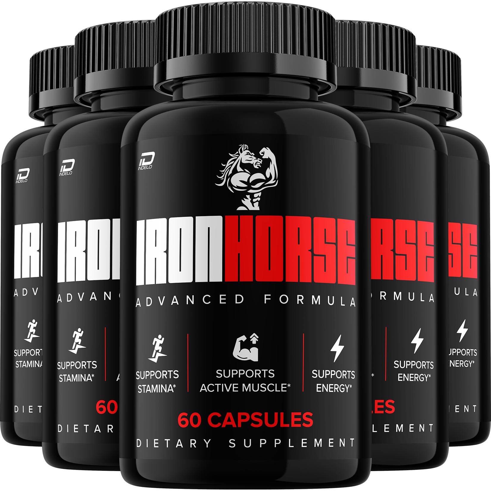 Iron Horse for Men Capsules – IronHorse Vitamin Complex Pills, Energy ...
