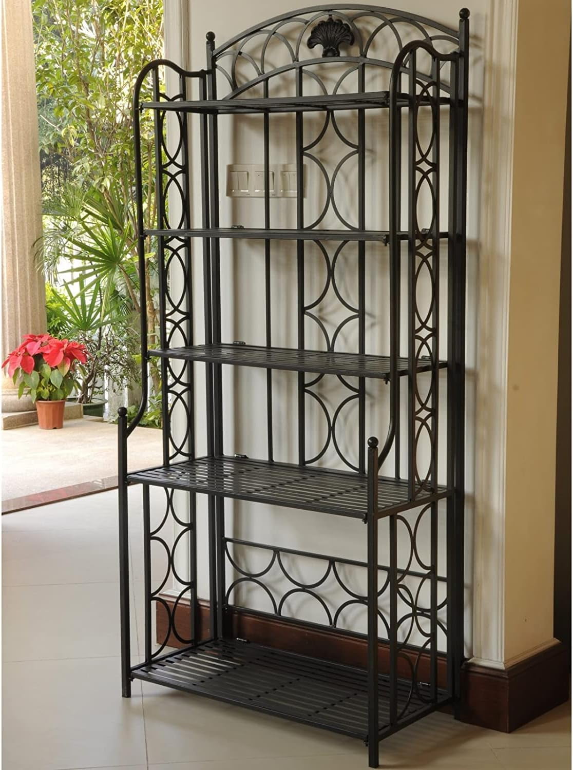 Iron Indoor/Outdoor Bakers Rack Space-efficient for Cooling Baked Goods ...