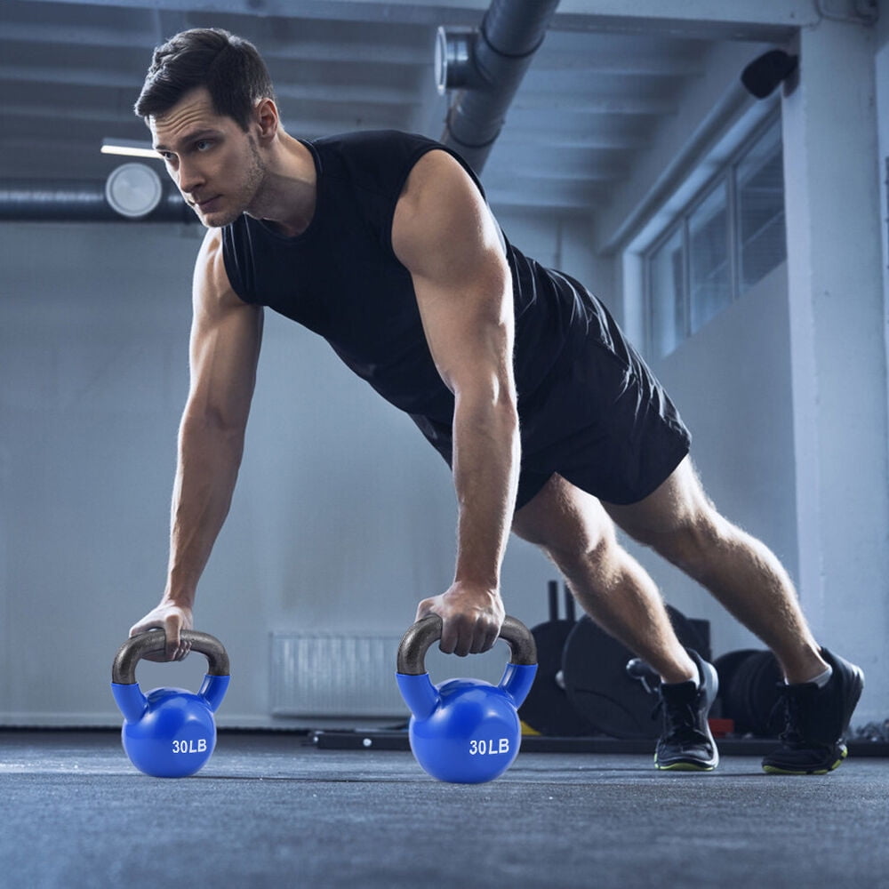Iron Kettlebells Vinyl Coated Kettlebells Exercise Kettlebell,Wei ...