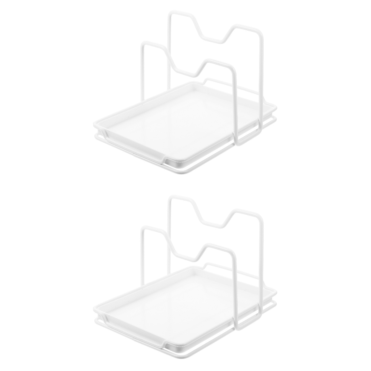 Iron Kitchen Storage Rack Pot Lid Spatula Rice Spoon Mat Cover Utensil ...