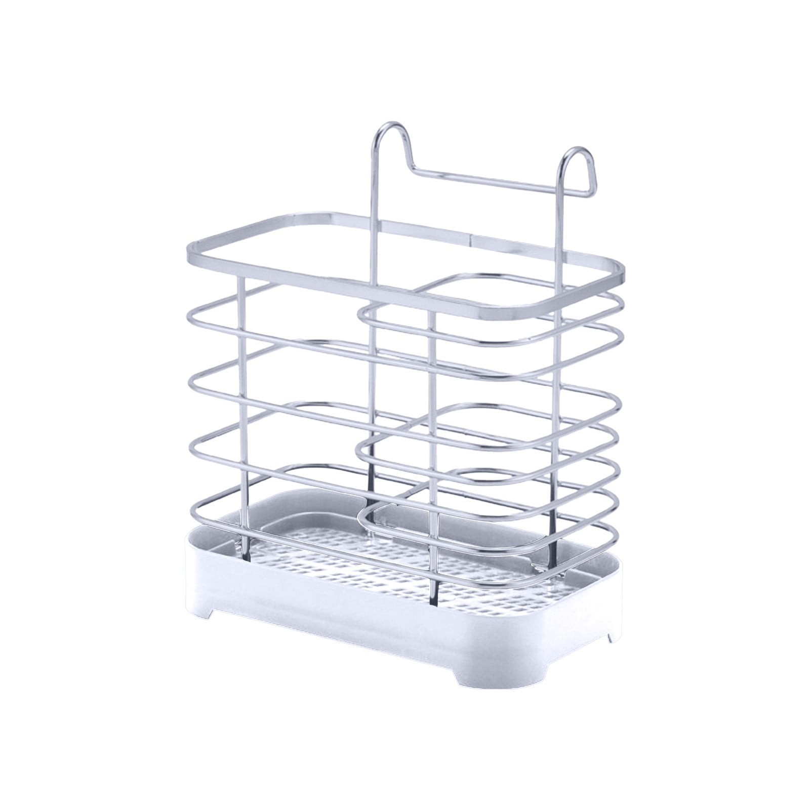 Iron Kitchen Storage Rack, Wall Hanging Chopstick and Utensil Organizer ...