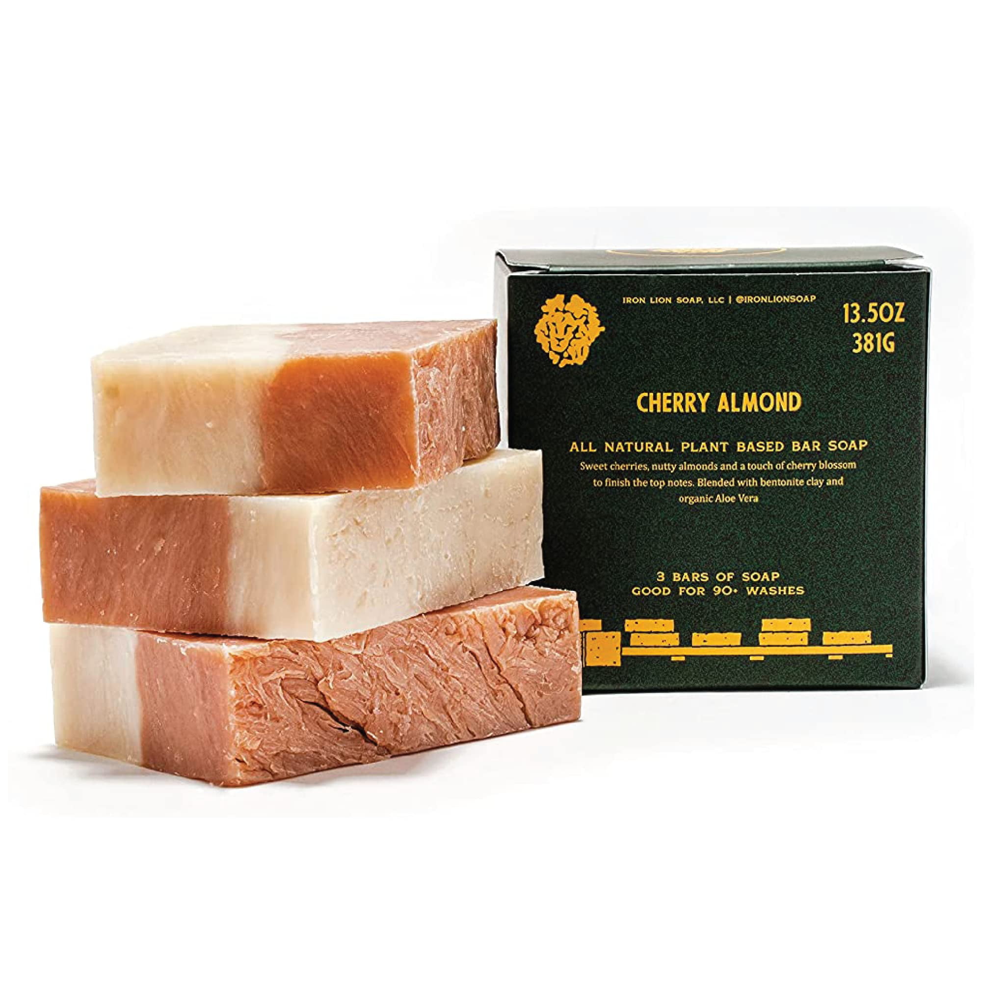 Iron Lion Soap - Cherry Almond - Made in USA - All Natural Bath Soaps ...