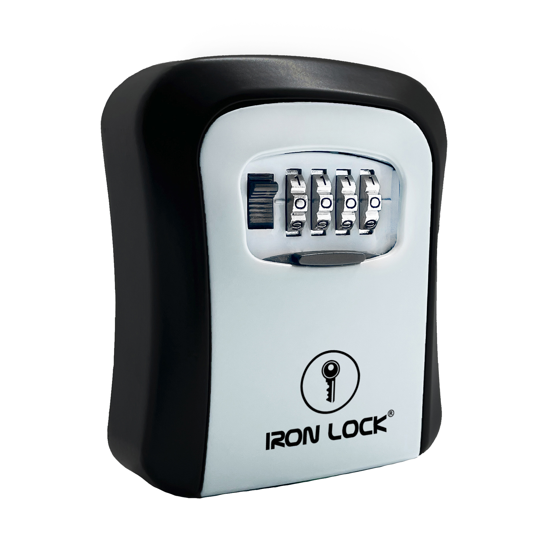 Key Storage Lock Box, 4-Digit Combination Lock Box, Wall Mounted Lock ...