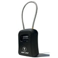 Iron Lock Waterproof Key Box - 4-Digit Combo, Removable Shackle ...