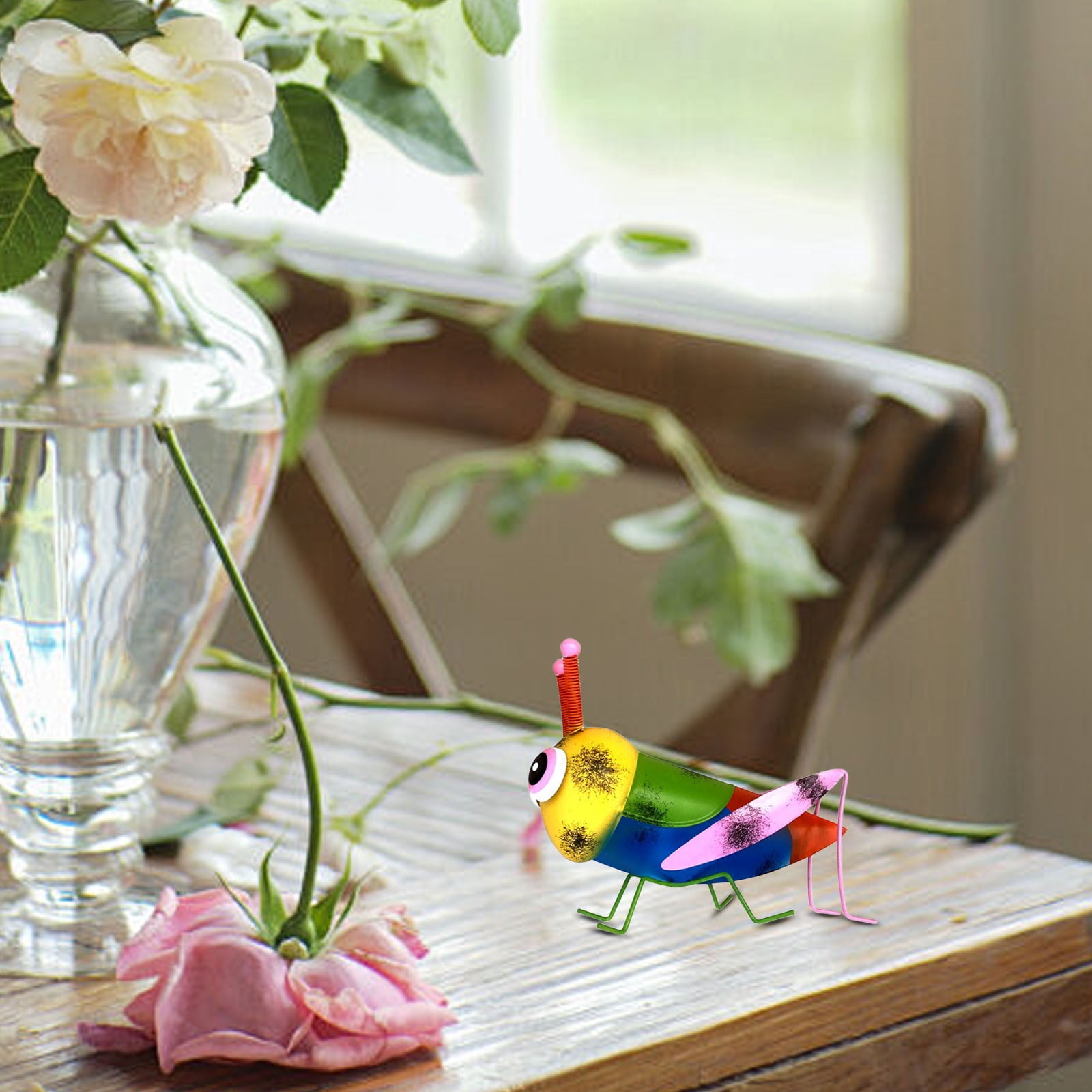 Iron Locust Garden Ornament | Durable Metal Sculpture for Outdoor Decor ...