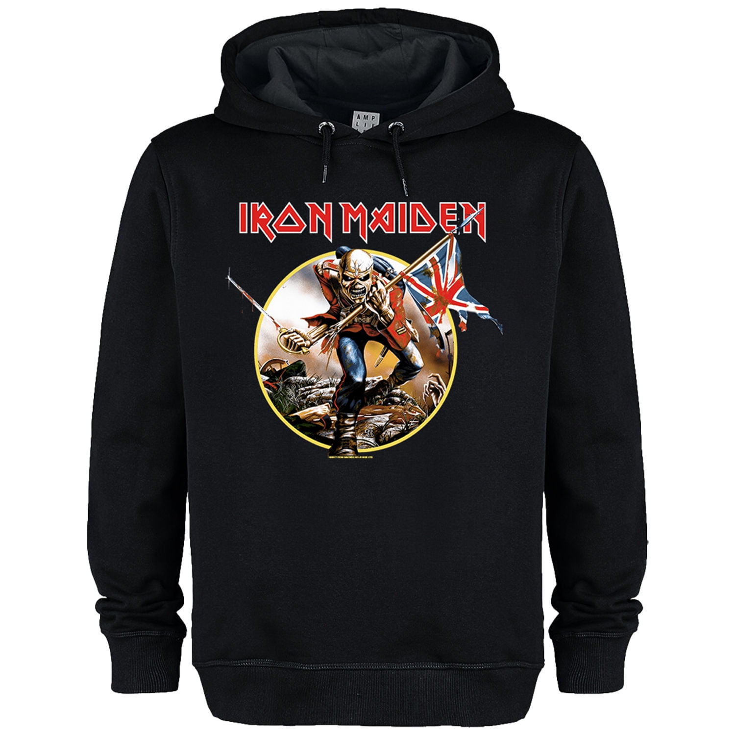 Iron Maiden Adult Trooper Iron Maiden Hoodie - Walmart.com