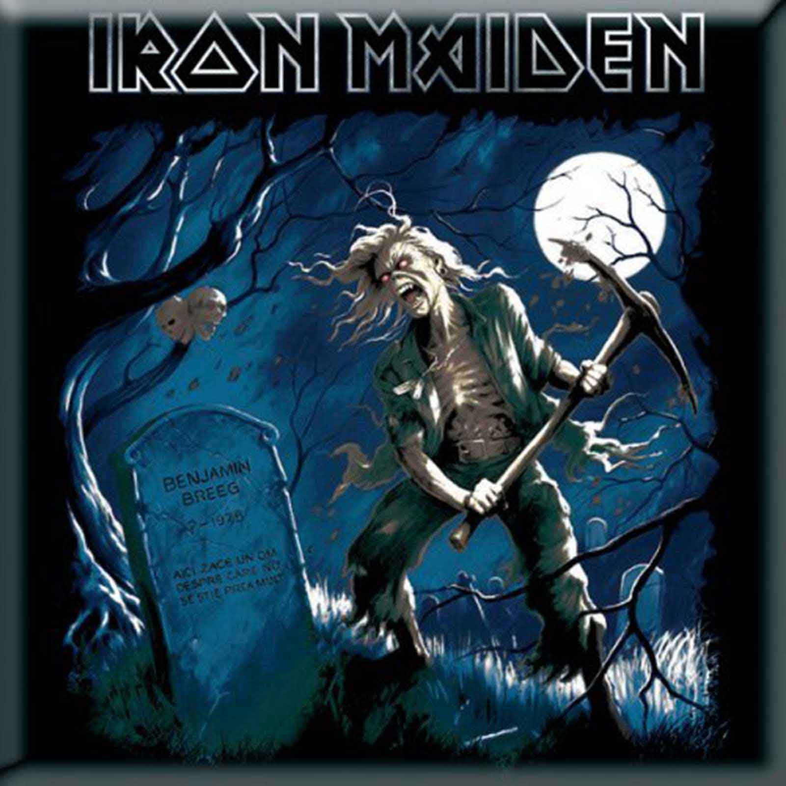 Iron Maiden Benjamin Breeg new Official 76mm x 76mm Fridge Magnet ...