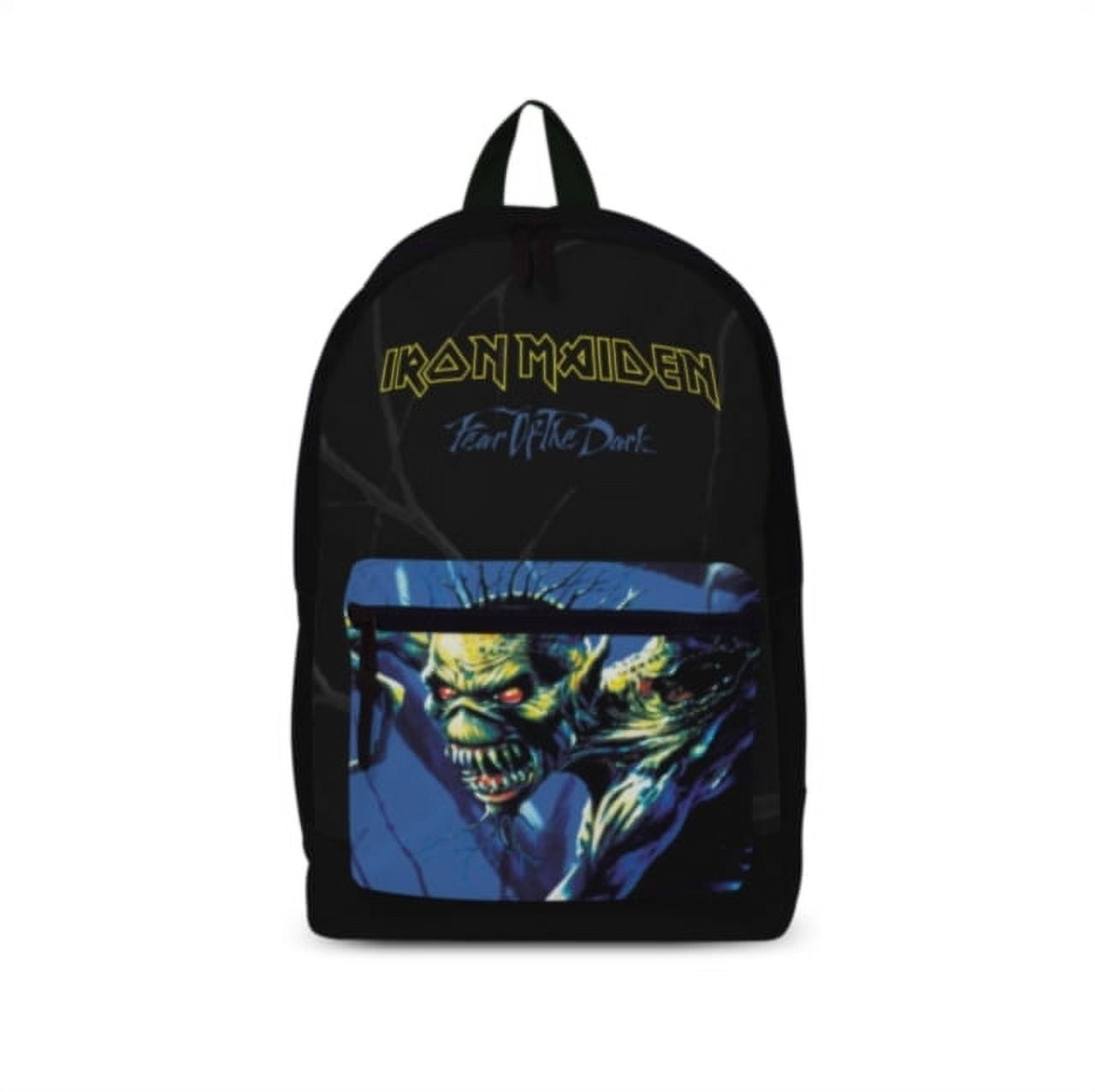 Iron Maiden Fear Of The Dark Backpack Black - Walmart.com