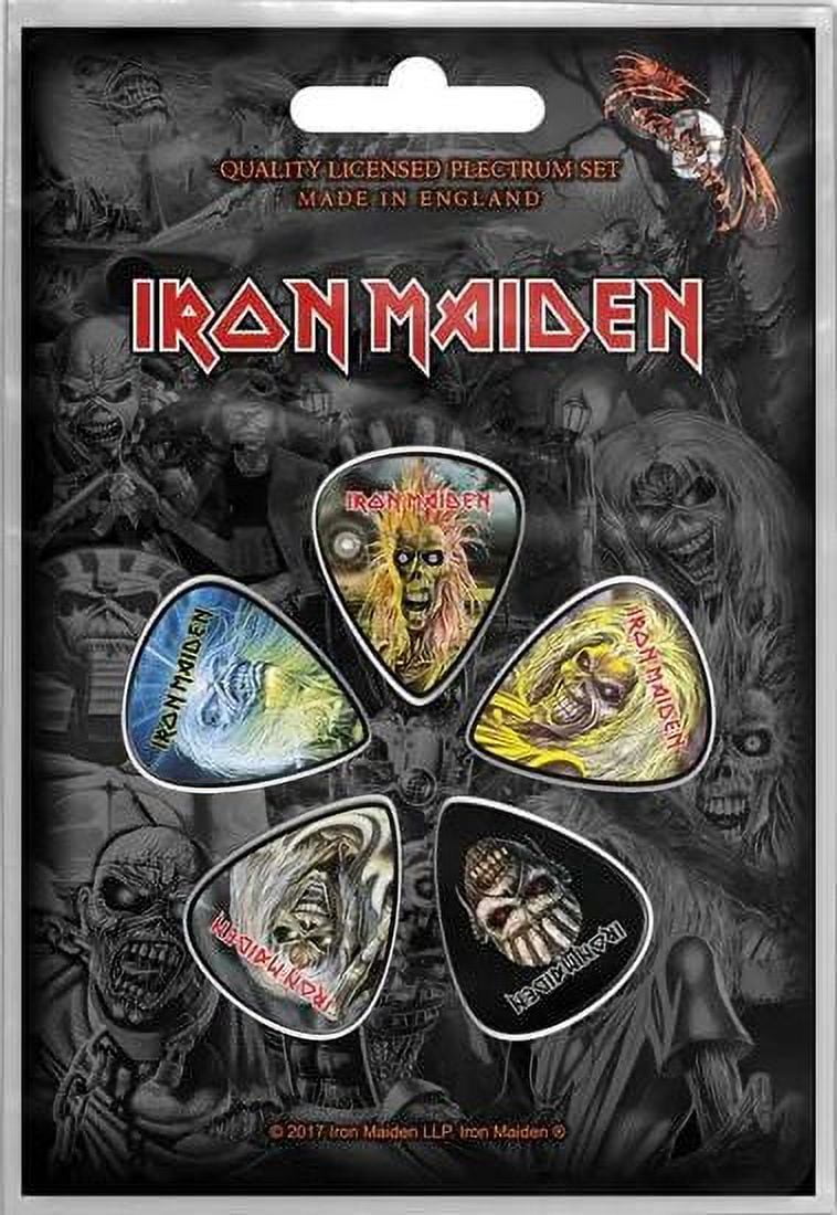 Iron Maiden Guitar Picks (Set of 5) - Walmart.com
