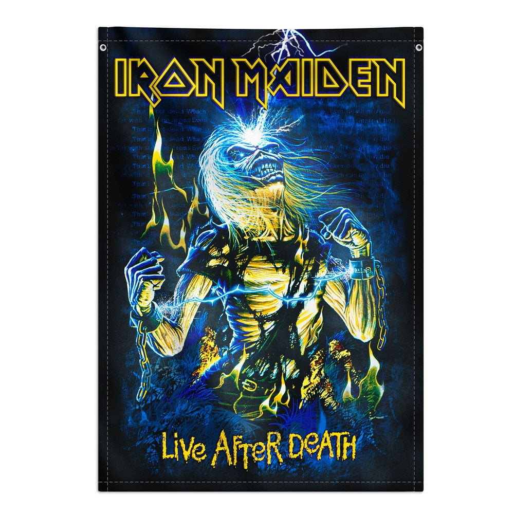Iron Maiden Live After Death Textile Flag Poster 70x100cm - Walmart.com