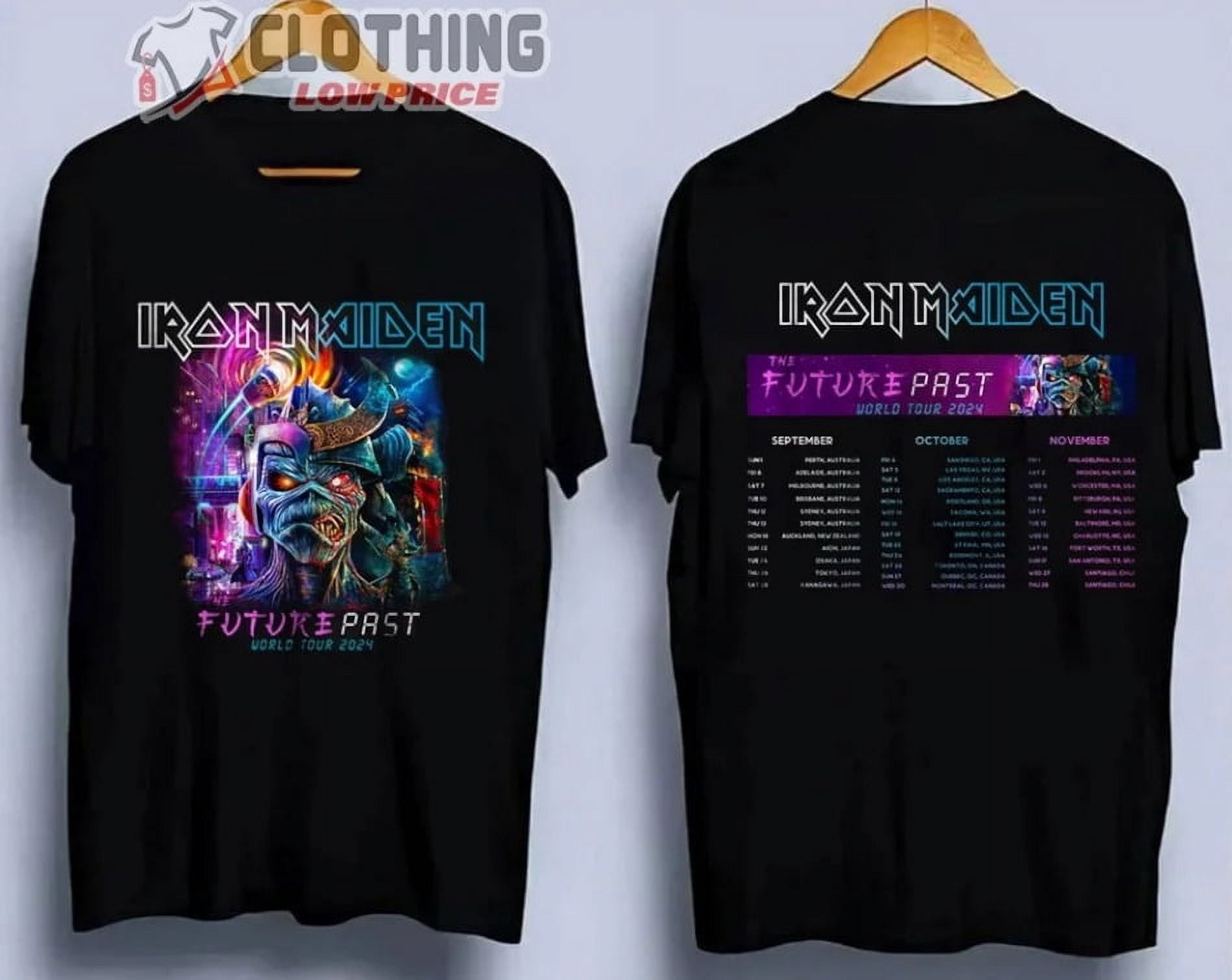 Iron Maiden Music Band World Tour 2024 Tickets Merch, - Walmart.com