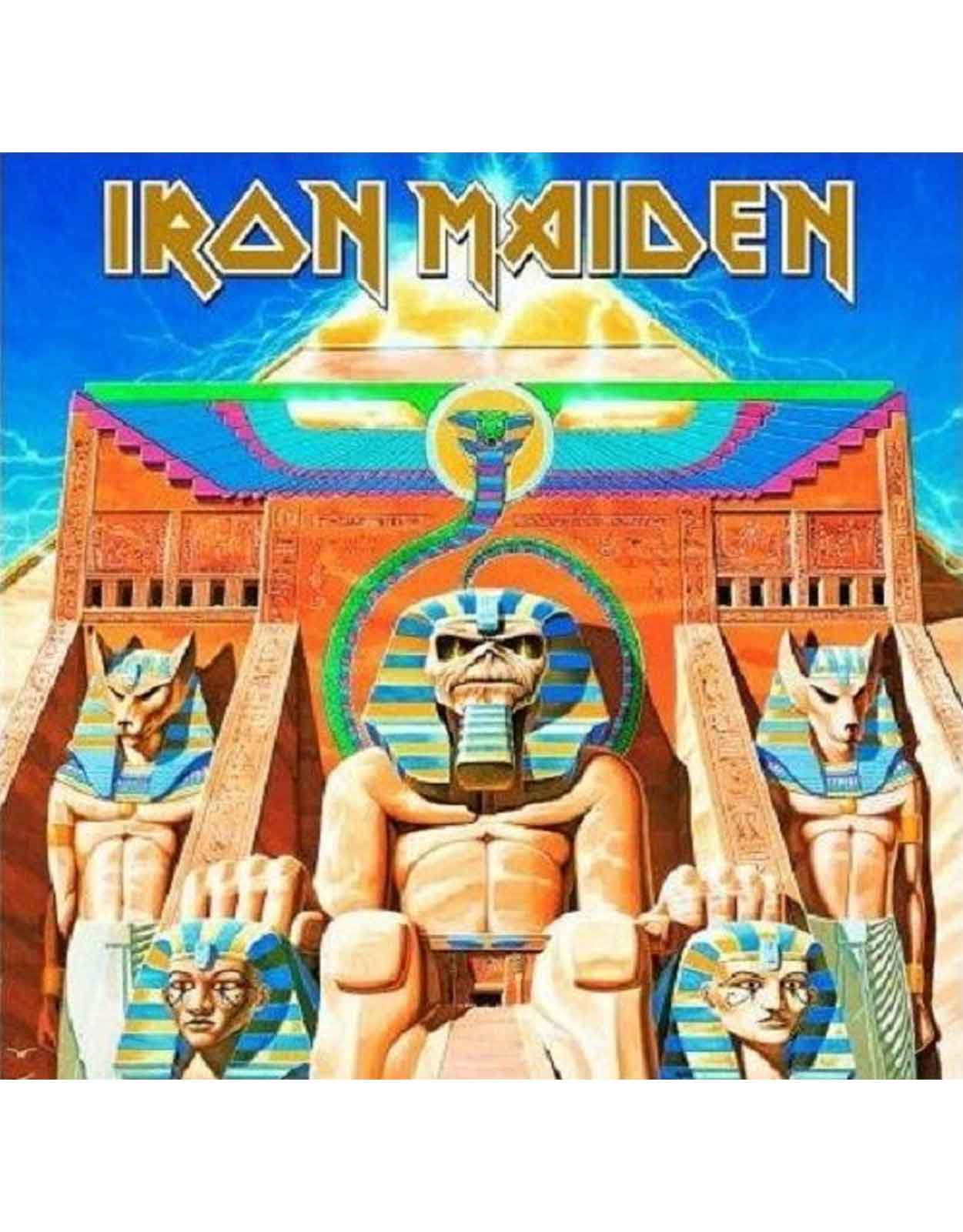 Iron Maiden Power Slave Official Greeting Card - Walmart.com