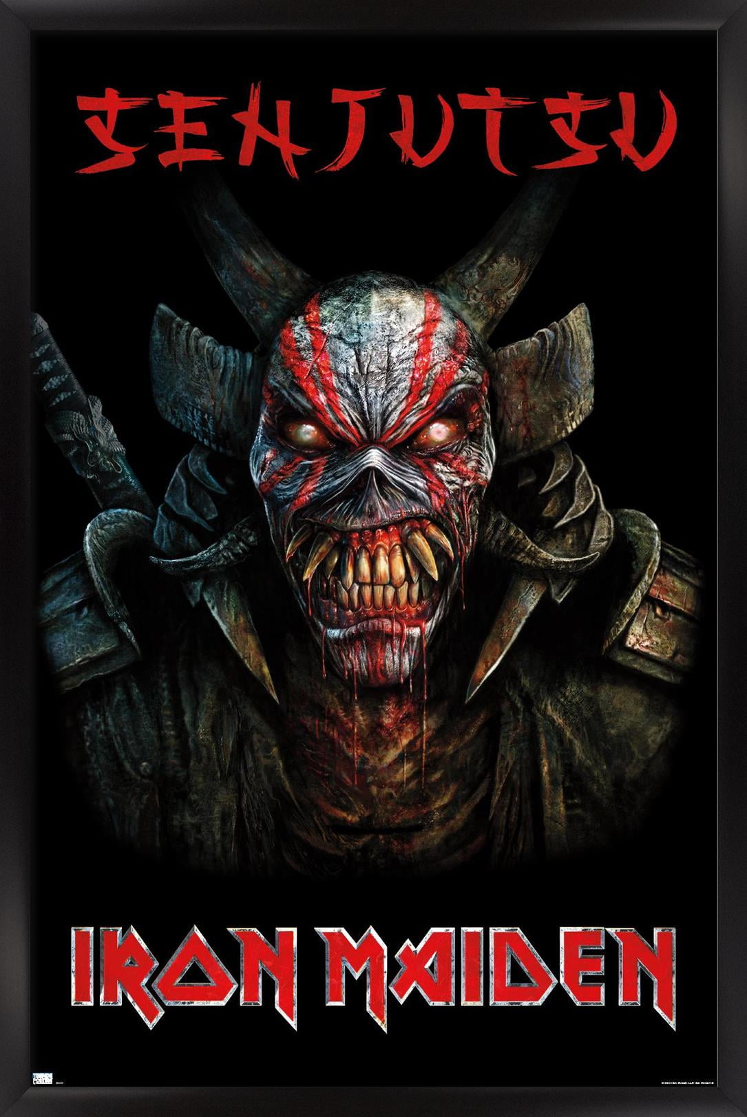 Iron Maiden - Senjutsu Album Wall Poster, 22.375" x 34" Framed ...