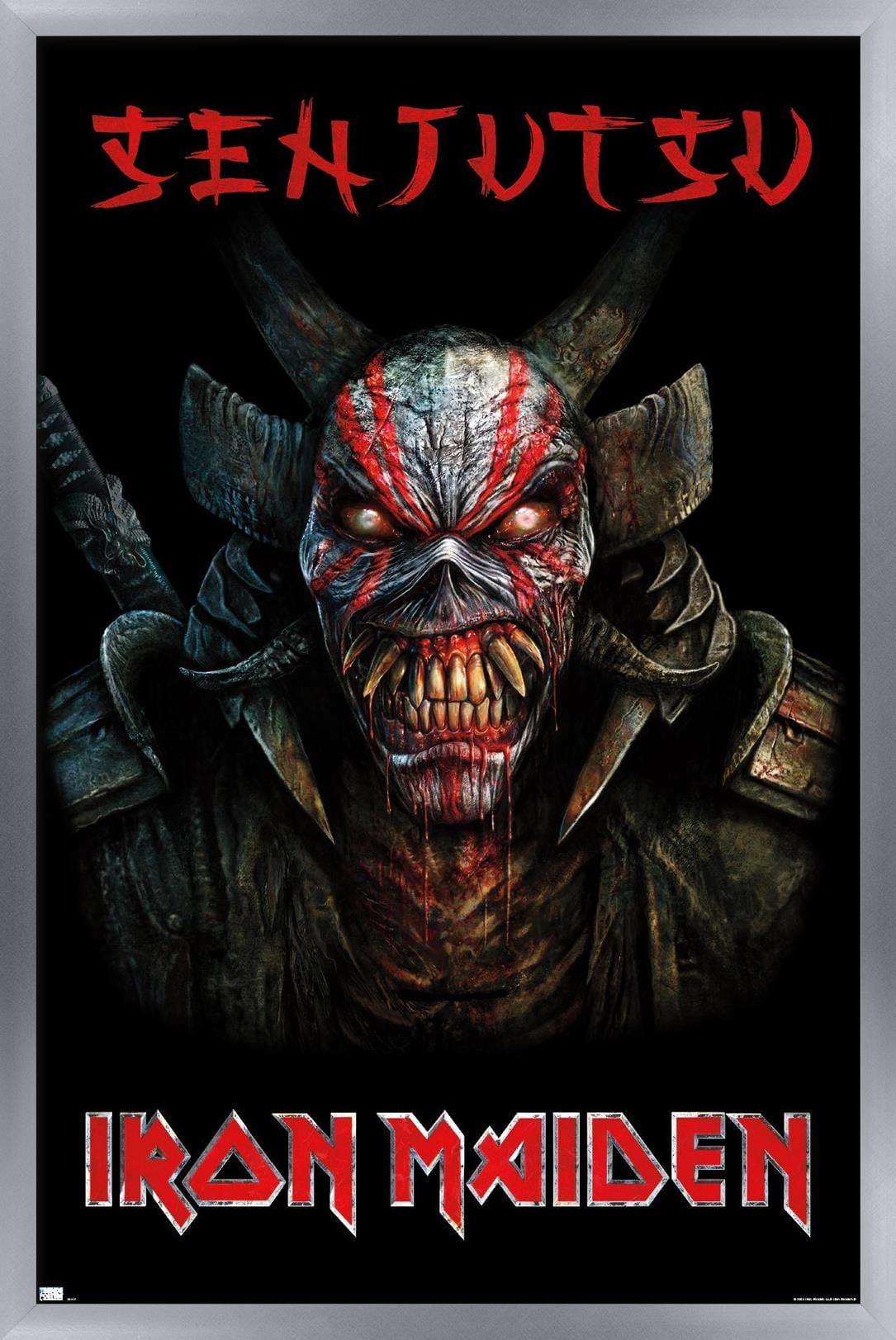 Iron Maiden - Senjutsu Album Wall Poster, 22.375" x 34" Framed ...