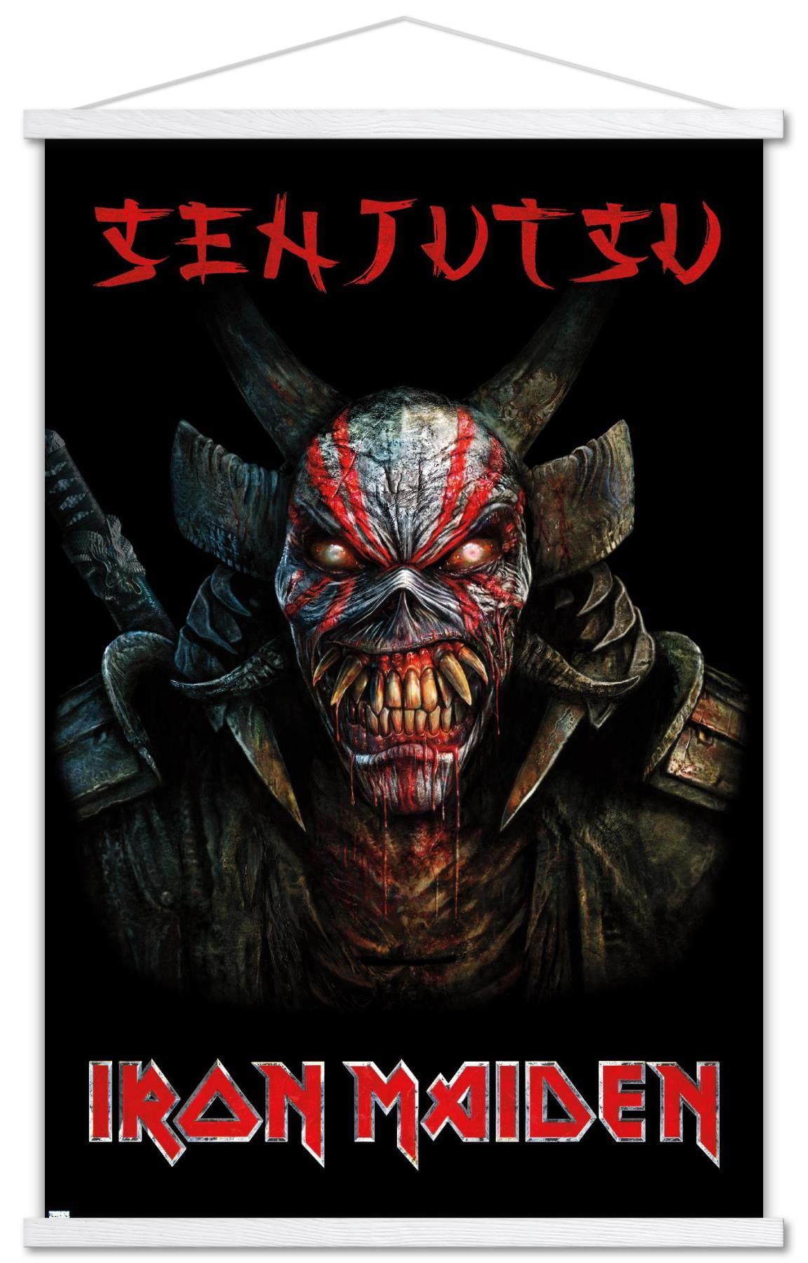 Iron Maiden - Senjutsu Album Wall Poster with Magnetic Frame, 22.375" x ...