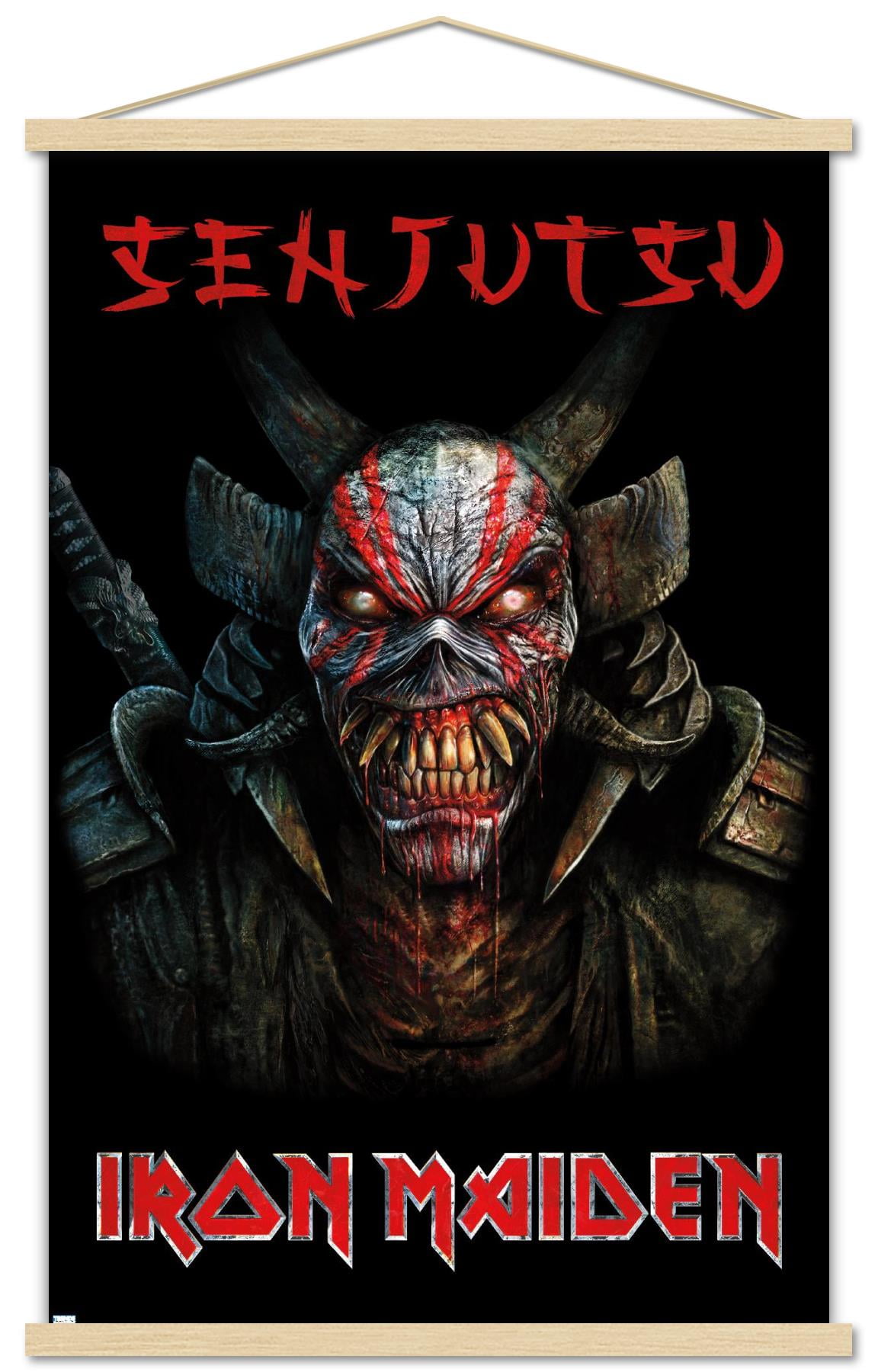 Iron Maiden - Senjutsu Album Wall Poster with Magnetic Frame, 22.375" x ...