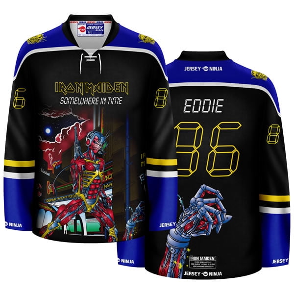 Iron Maiden Somewhere in Time SUB Hockey Jersey - Walmart.com