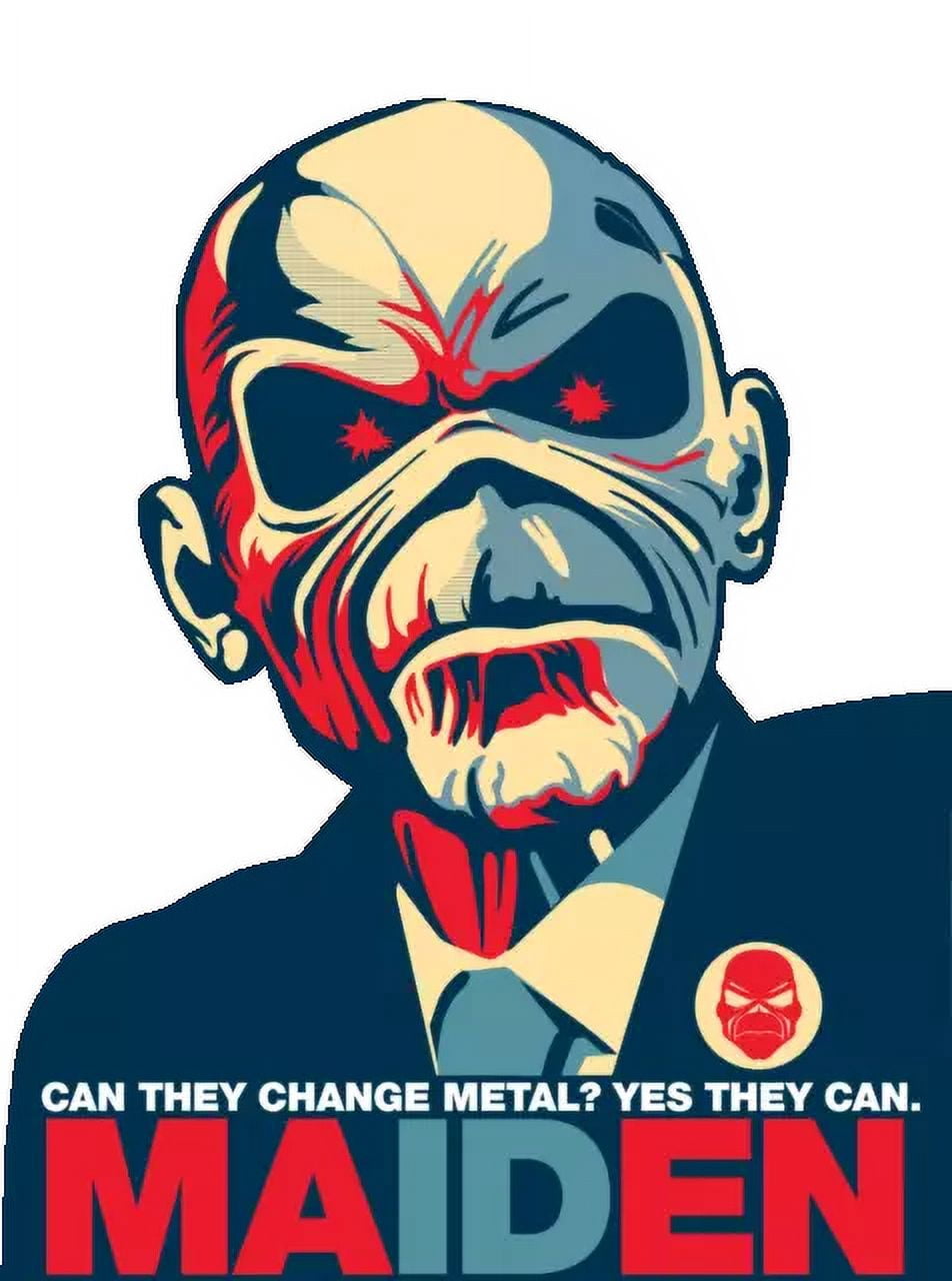 Iron Maiden Sticker Phone Decal Water Bottle Stickers Car Decals ...