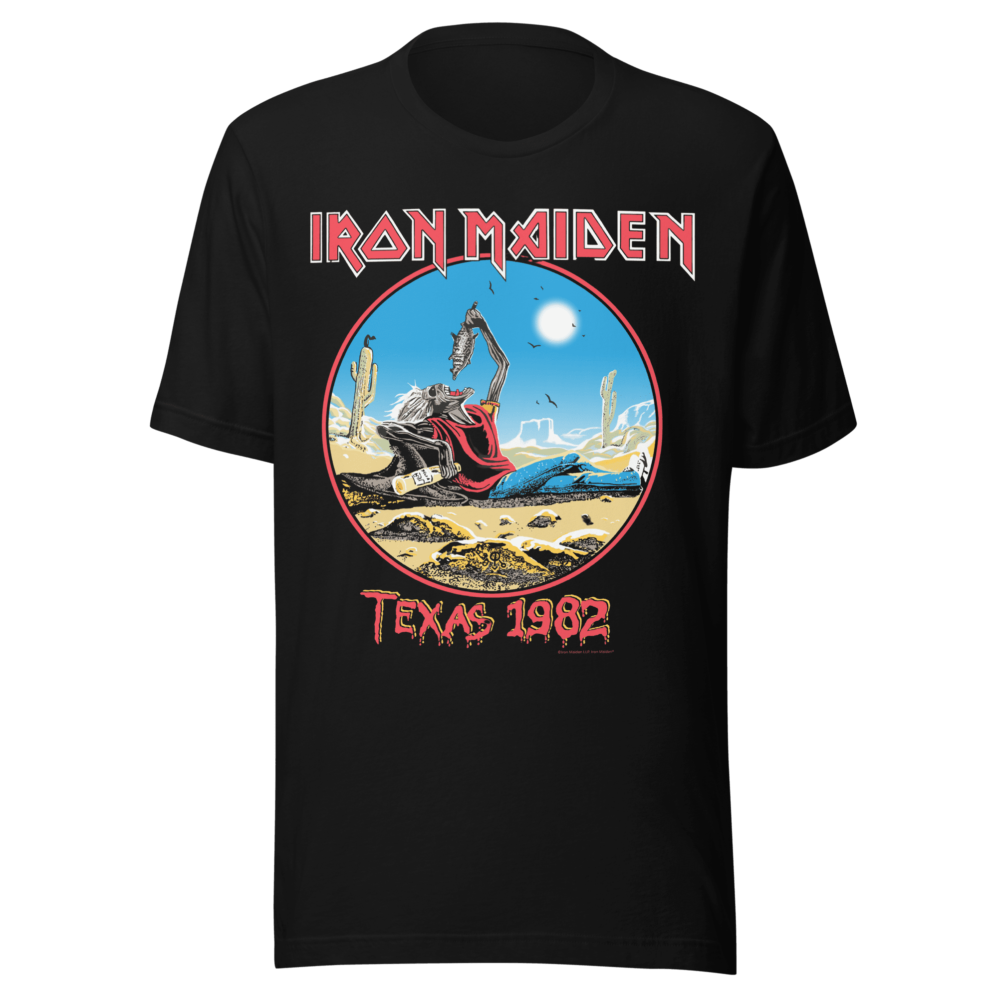 Iron Maiden Texas 1982 Vintage Tour T-Shirt - Walmart.com