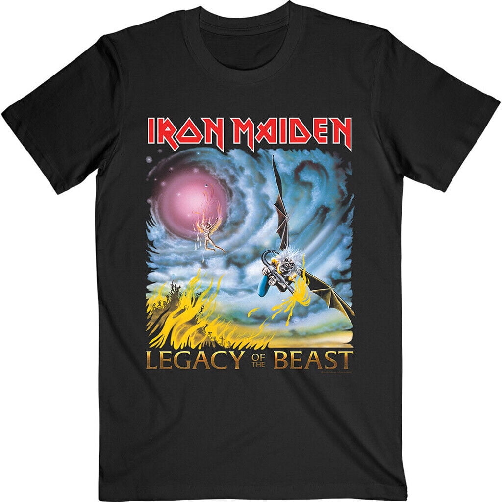 Iron Maiden The Flight Of Icarus Black T-Shirt NEW OFFICIAL - Walmart.com