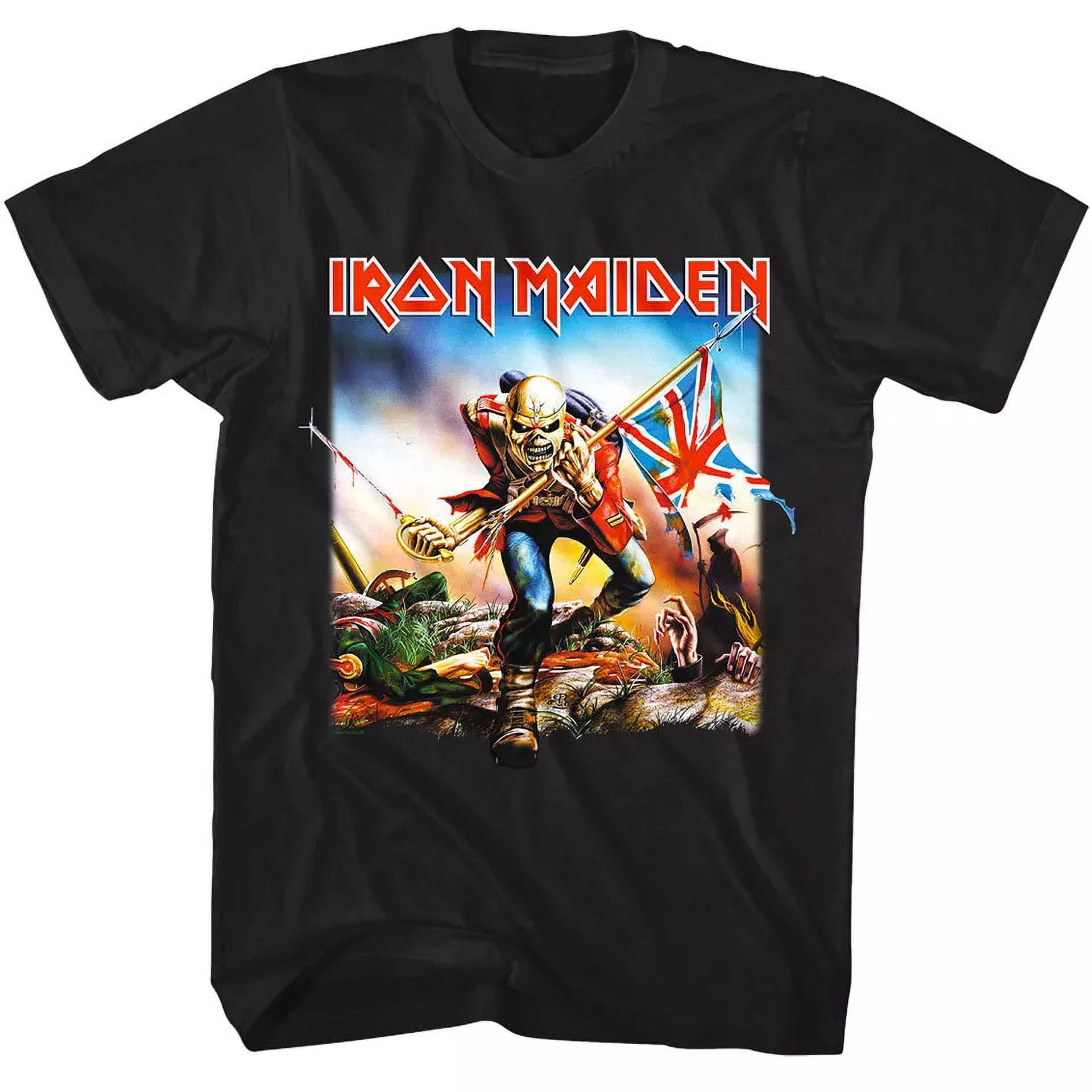 Iron Maiden Trooper Invasion of Rarities Album T-Shirt Eddie Soldier ...