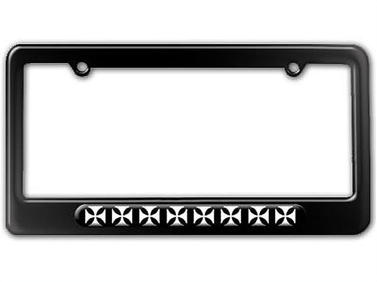Iron Maltese Cross License Plate Frame - Walmart.com