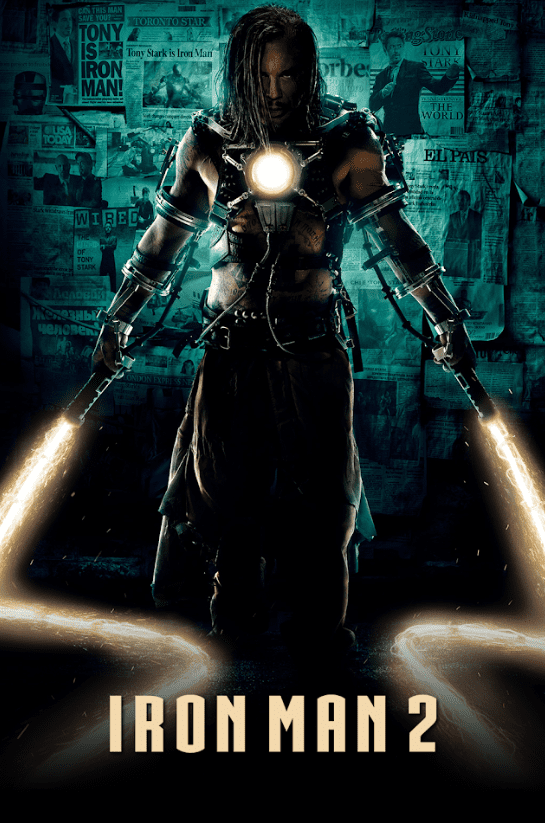 Iron Man 2 2010 Poster 24x36 - Stark Industries War Machine Epic Action ...
