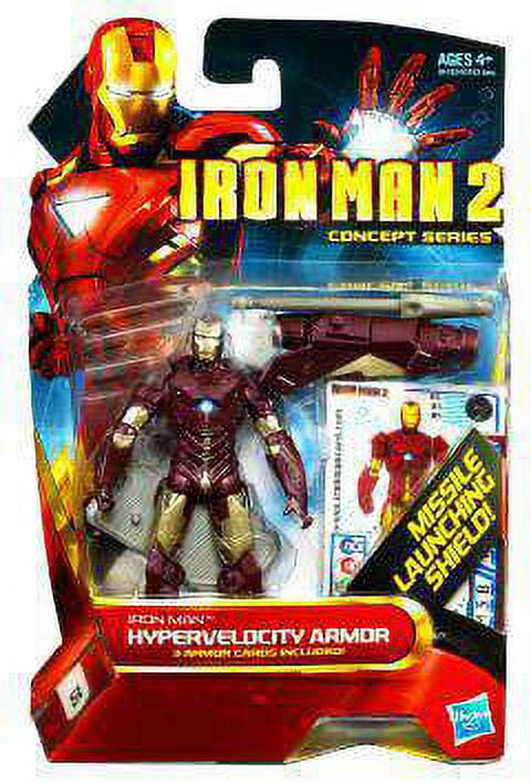 Iron Man 2 Series 3.75" Hypervelocity Armor Action Figure - Walmart.com