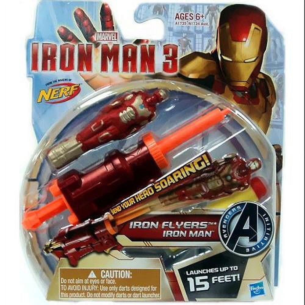 Iron Man 3 Nerf Iron Flyers Iron Man Roleplay Toy - Walmart.com