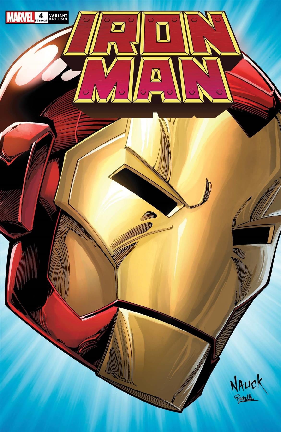 Iron Man #4 Nauck Headshot Var (Nauck Headshot Var) Marvel Comics Comic ...